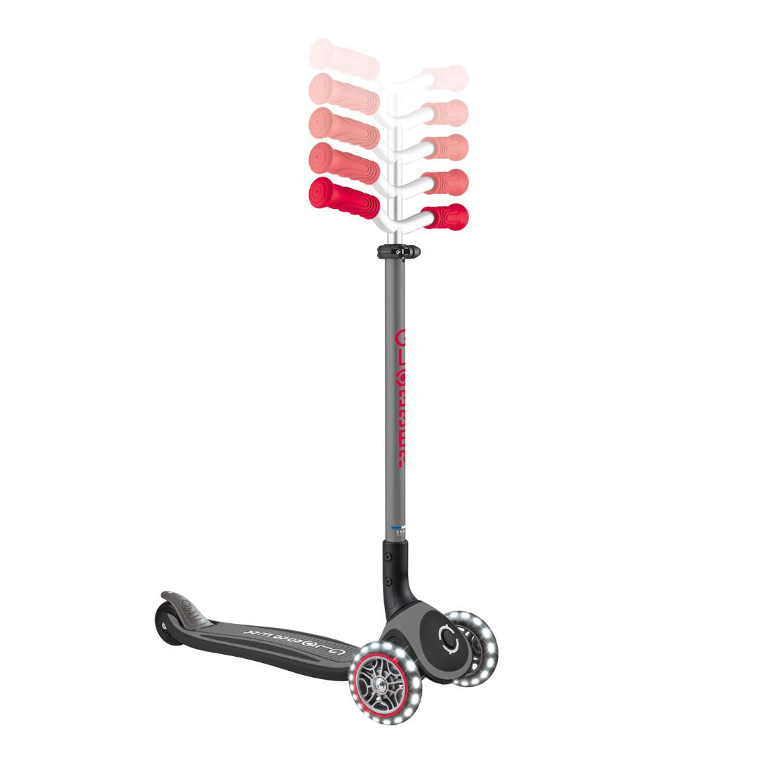 Globber Master Lights 3-Wheels Kids Scooter – Black – Pumpanickel